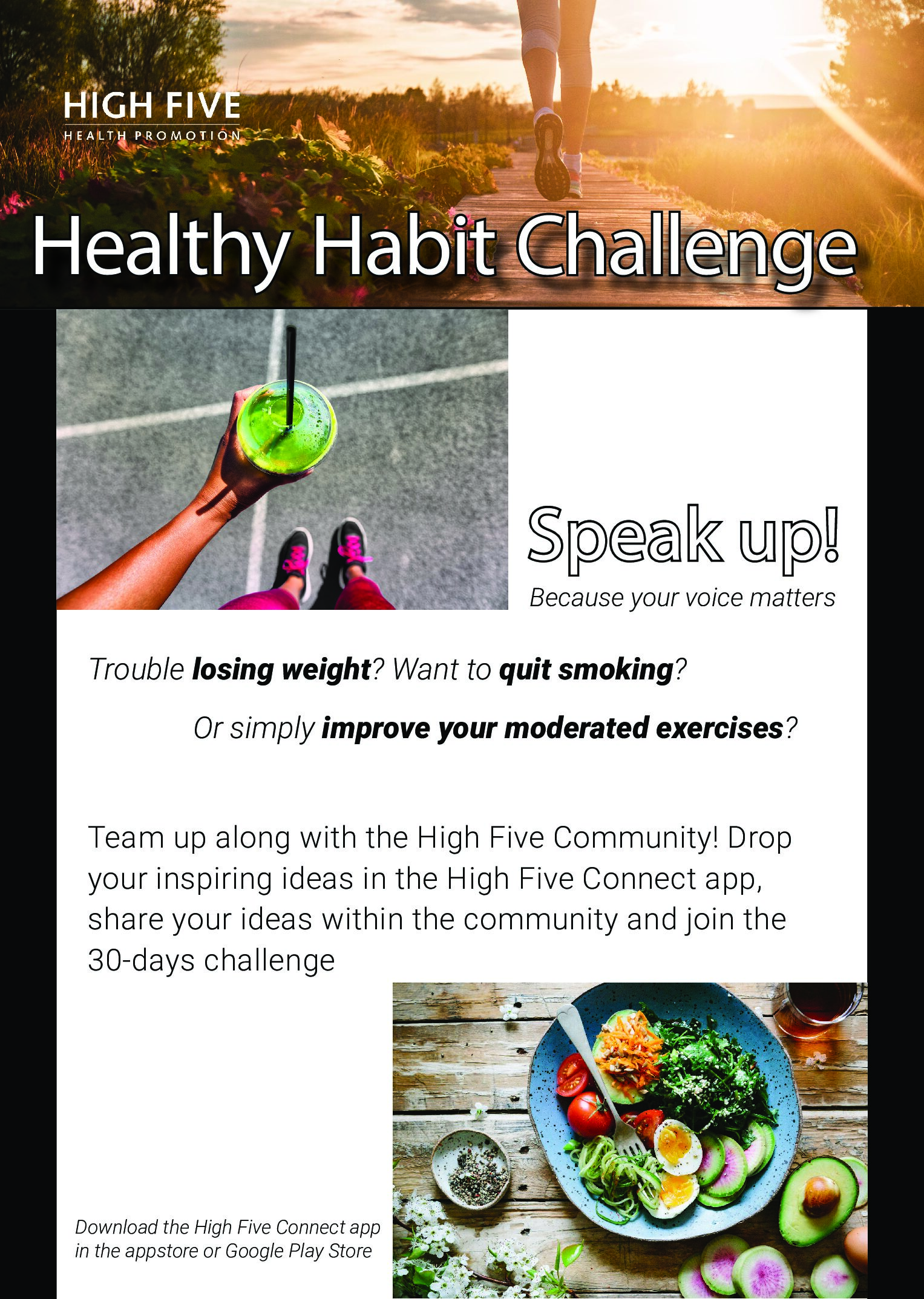 TC 3 – Healthy Habit challenge | We Are Highfive